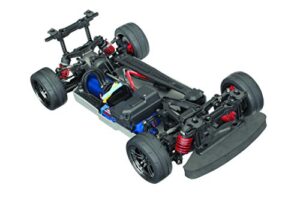 traxxas 83076-4 automobile electric awd remote control brushless 4-tec 2.0 vxl race car chassis with tqi 2.4ghz radio and tsm, size 1/10