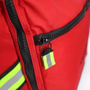 Lightning X Firefighter Premium 3XL Step-In Turnout Gear Bag - Red w/NO LOGO (Customizable)