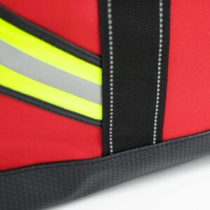 Lightning X Firefighter Premium 3XL Step-In Turnout Gear Bag - Red w/NO LOGO (Customizable)