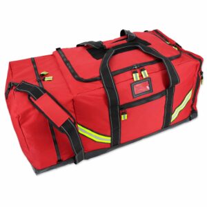 Lightning X Firefighter Premium 3XL Step-In Turnout Gear Bag - Red w/NO LOGO (Customizable)