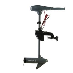 Newport Kayak Series 36lb Thrust Transom Mounted Saltwater Electric Trolling Motor w/LED Battery Indicator (24" Shaft)