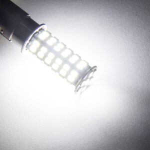 BA15S 1156 80 SMD Latest 2835 LED 1141 1003 Interior Light Bulbs Turn Signal Backup Reverse (20-packs, Super White)