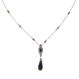 sorrelli ultramarine empress jewel pendant necklace