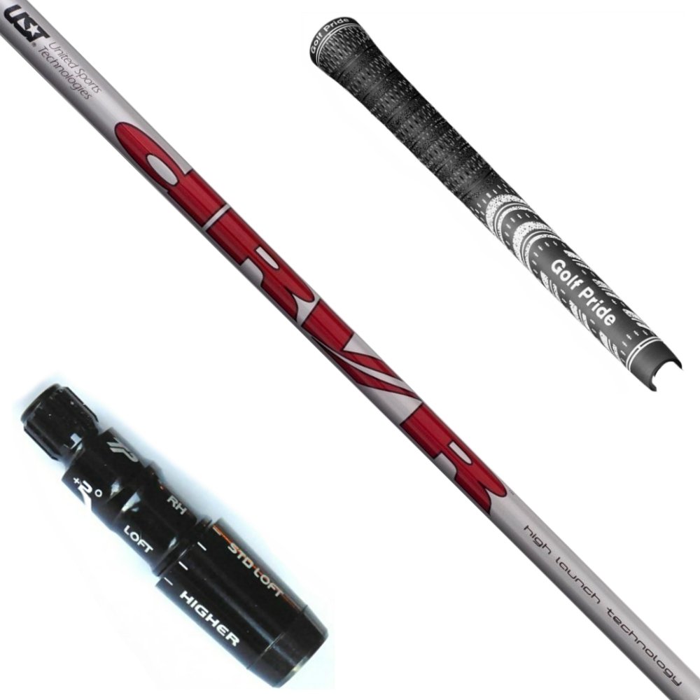 dRVR Driver Shaft - Choose Adapter - Includes Grip & TSF Ball Marker (Flex Senior) (Adapter Ping G25)