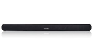 toshiba 2.0 channel bluetooth soundbar tv speaker: sound bar with optical, aux, usb inputs & remote control