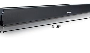 Toshiba 2.0 Channel Bluetooth Soundbar TV Speaker: Sound Bar with Optical, AUX, USB Inputs & Remote Control