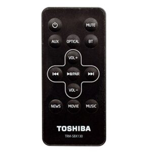 Toshiba 2.0 Channel Bluetooth Soundbar TV Speaker: Sound Bar with Optical, AUX, USB Inputs & Remote Control