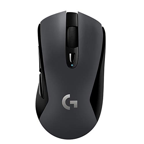 Logitech G603 Lightspeed Wireless Gaming Mouse, Hero Sensor, 12000 DPI, Lightweight, 6 Programmable Buttons, 500h Battery Life, On-Board Memory, PC/Mac - Black