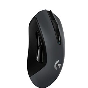 Logitech G603 Lightspeed Wireless Gaming Mouse, Hero Sensor, 12000 DPI, Lightweight, 6 Programmable Buttons, 500h Battery Life, On-Board Memory, PC/Mac - Black