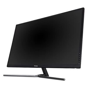 ViewSonic VX3211-2K-MHD 32 Inch IPS WQHD 1440p Monitor with 99% sRGB Color Coverage HDMI VGA and DisplayPort, Black