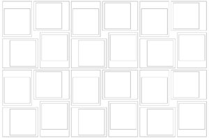 wallpops wpk2452 snapshot frames wall art kit, white & off-white, 3.46" x 12.63"