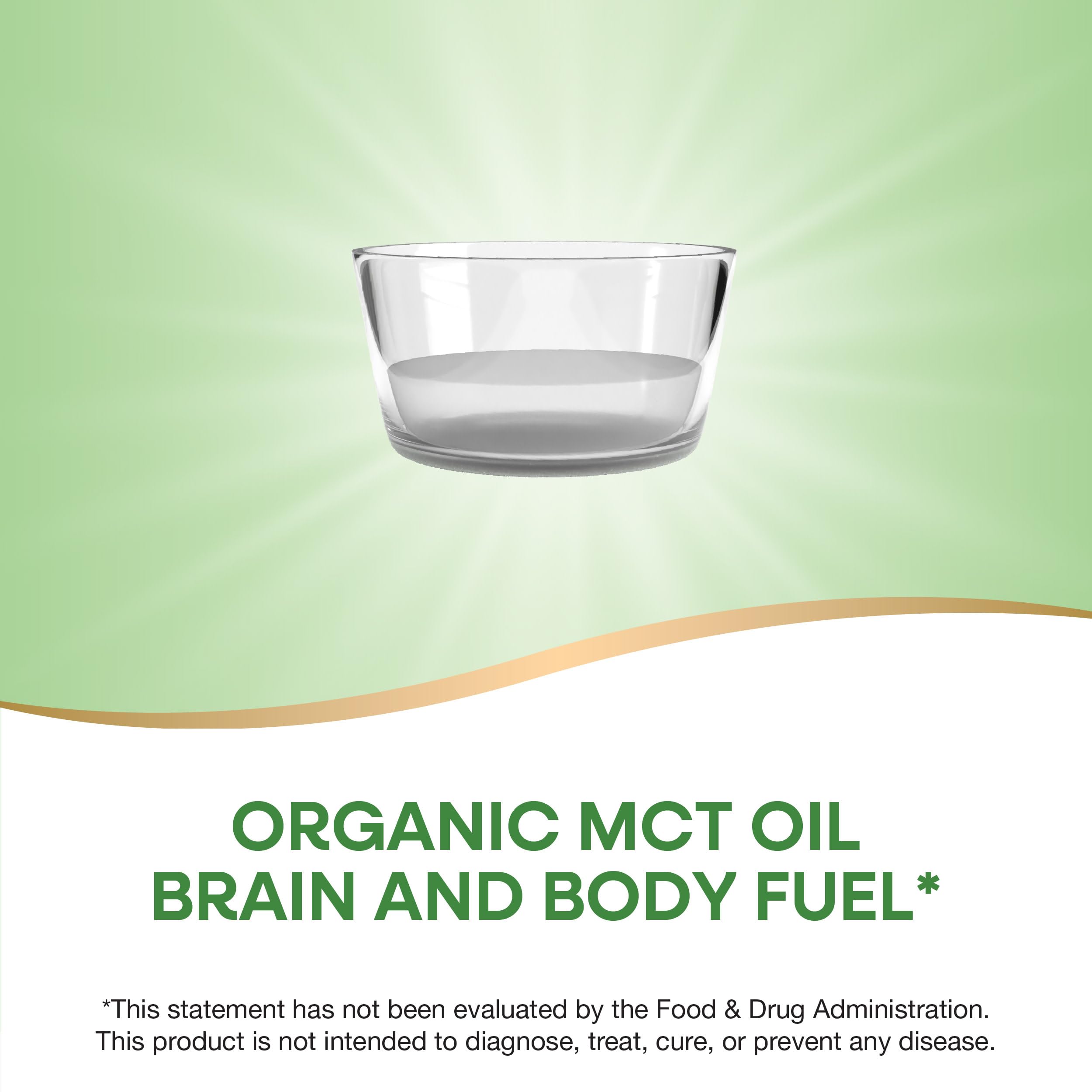 Nature's Way Organic MCT Oil, 30 Fl Oz, Brain and Body Fuel from Coconuts*, C8 Caprylic Acid and C10 Capric Acid, Keto and Paleo Certified, Organic, Non-GMO Project Verified (Packaging May Vary)