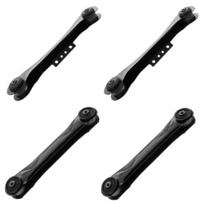 control arms upper lower rear left & right kit set of 4 for 97-06 jeep wrangler