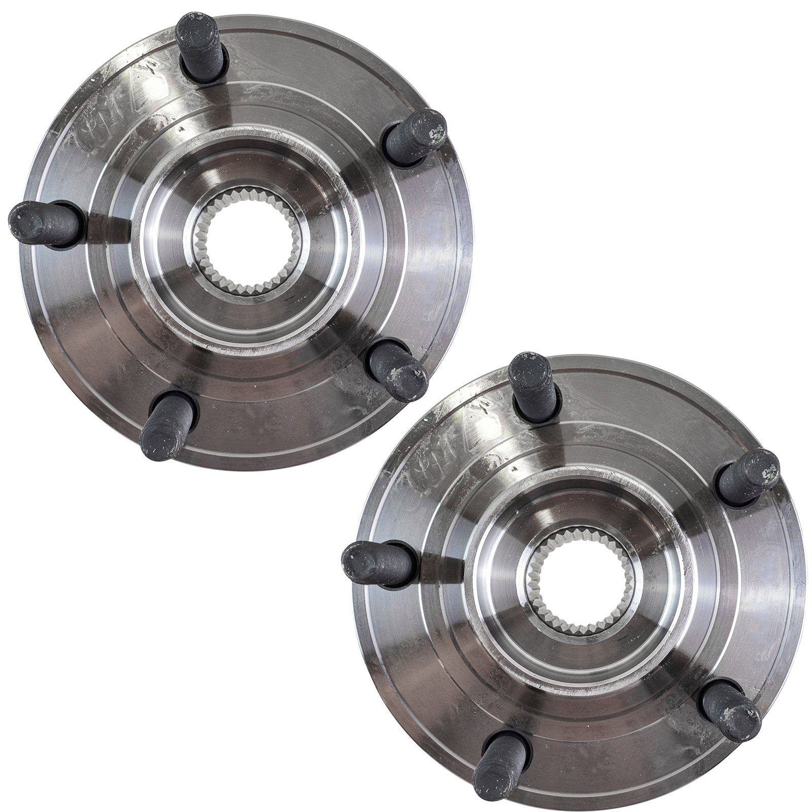 TRQ Wheel Hub & Bearing Front Left & Right Pair for Chrysler 200 Sebring Avenger