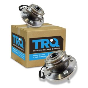 trq front wheel hub & bearing pair set for town & country grand caravan routan