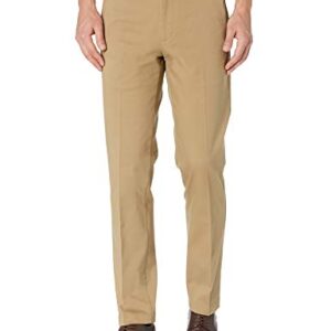 Dockers Men's Straight Fit Workday Smart 360 Flex Pants (Regular and Big & Tall), New British Khaki, 36W x 30L