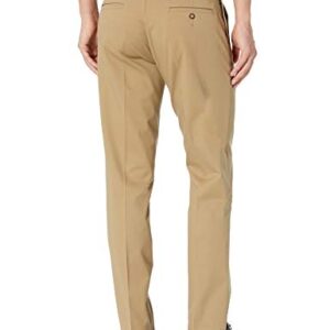 Dockers Men's Straight Fit Workday Smart 360 Flex Pants (Regular and Big & Tall), New British Khaki, 36W x 30L