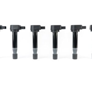 Ignition Coil Pack Set of 6 - Compatible with Honda, Acura, Saturn Vehicles - TL 3.2 V6 1999-2008 - CL, RL 2005-2011 - Odyssey 1999-2010 - Accord V6 - Replaces 610-58547B, 30520-RCA-A02