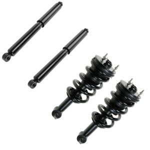 Shock Strut Spring Assembly Front Rear Kit Set of 4 for Silverado Sierra 1500