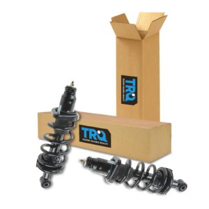 trq rear strut & coil spring assembly set driver & passenger sides compatible with 07-11 honda cr-v