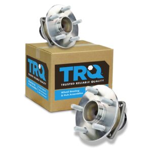 trq rear wheel hub & bearing assembly pair set for toyota pontiac w/abs