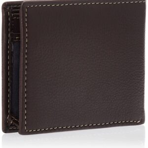 Timberland mens Wellington Leather Rfid Bifold Commuter Security Wallet, brown, One Size