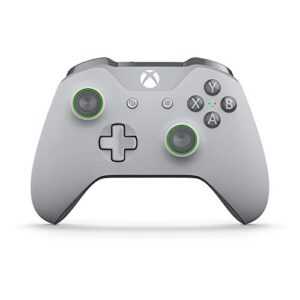 Microsoft Wireless Controller - Grey/Green - Xbox One