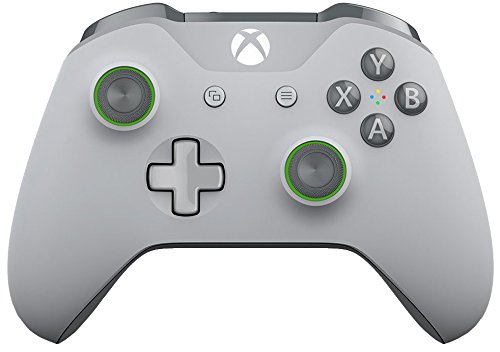 Microsoft Wireless Controller - Grey/Green - Xbox One