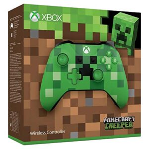 xbox wireless controller/ pc computer - minecraft creeper green special limited edition