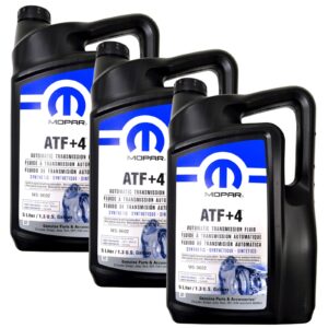 mopar automatic transmission fluid atf+4-5 liter (1.3 gallon) 3 pack