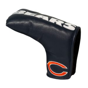 team golf nfl chicago bears vintage blade putter cover golf club vintage blade putter headcover, form fitting design, fits scotty cameron, taylormade, odyssey, titleist, ping, callaway