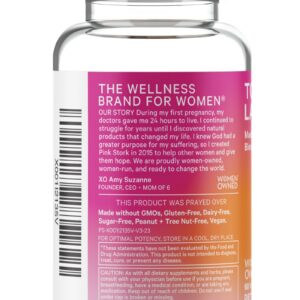 Pink Stork Total Lactation Supplement for Breast Milk Supply, Organic Fenugreek and Alfalfa to Support Breastfeeding, Milk Flow, and Production, Postpartum Essentials - 60 Capsules