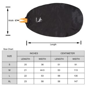 MOOCY Kayak Cockpit Cover, Universal Waterproof Cover for Transport, Outdoor Storage Keep Hatch Hole Seat Clean