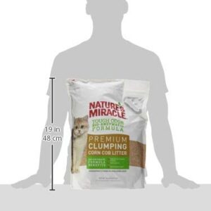 Nature's Miracle Premium Clumping Corn Cob Litter, Tough Odor Bio-Enzymatic Formula, Dust Free