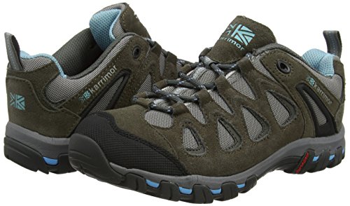 Karrimor Women's Supa 5 Ladies Low Rise Hiking Boots, Grey Blue, 7.5