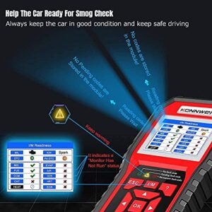 KONNWEI KW850 Professional OBD2 Scanner Auto Code Reader Diagnostic Check Engine Light Scan Tool for OBD II Cars After 1996(Original)