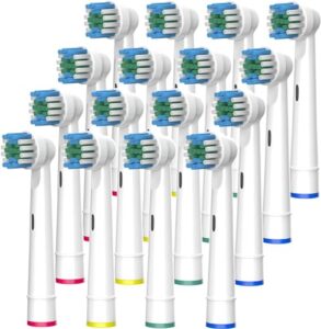 electric toothbrush replacement heads 16 pack/compatible oral b braun replacement brush heads/compatible oral b replacement brush heads