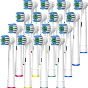 Electric Toothbrush Replacement Heads 16 Pack/Compatible Oral B Braun Replacement Brush Heads/Compatible Oral B Replacement Brush Heads