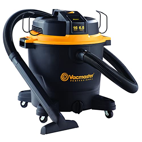 Vacmaster Professional - Wet/Dry Vac, 16 Gallon, Beast Series, 6.5 HP 2-1/2" Hose (VJH1612PF0201), Black