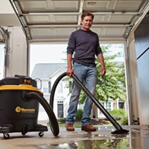 Vacmaster Professional - Wet/Dry Vac, 16 Gallon, Beast Series, 6.5 HP 2-1/2" Hose (VJH1612PF0201), Black