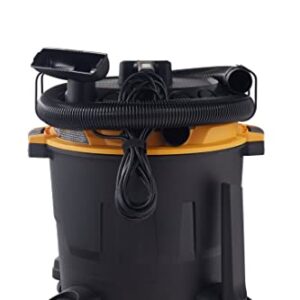 Vacmaster Professional - Wet/Dry Vac, 16 Gallon, Beast Series, 6.5 HP 2-1/2" Hose (VJH1612PF0201), Black