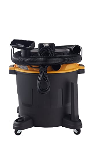 Vacmaster Professional - Wet/Dry Vac, 16 Gallon, Beast Series, 6.5 HP 2-1/2" Hose (VJH1612PF0201), Black