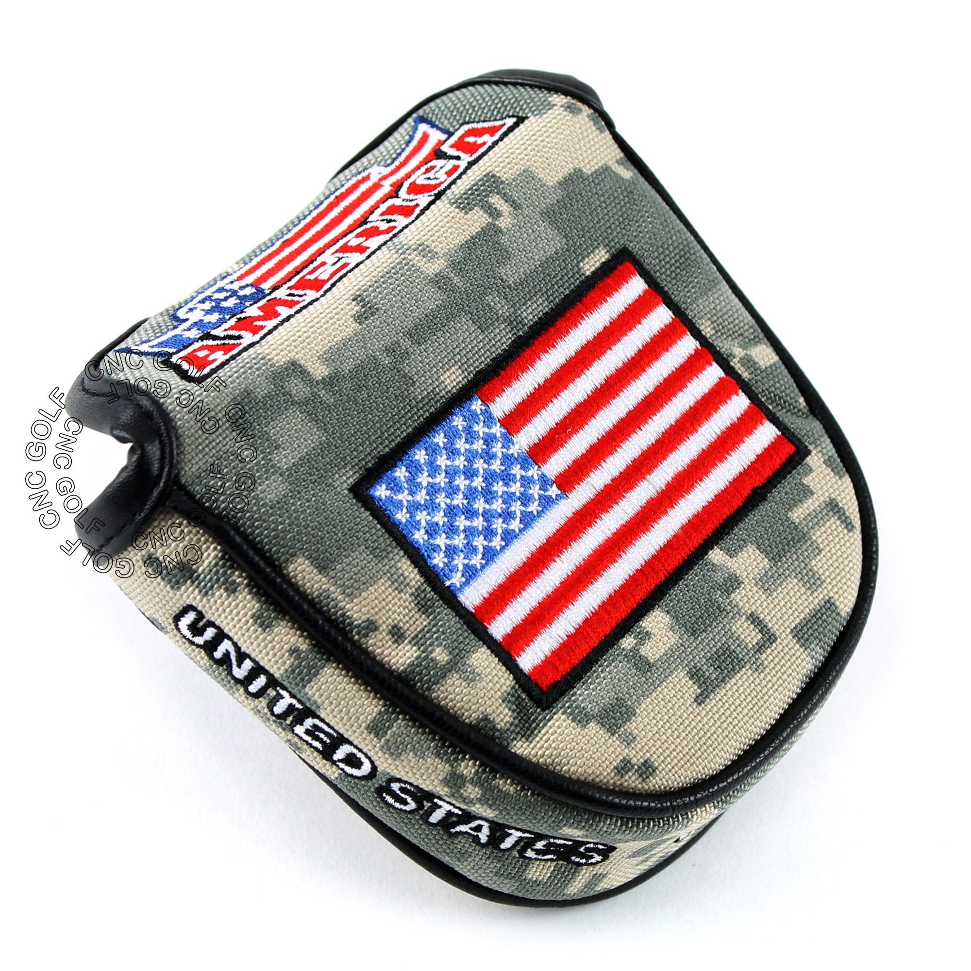 HEAVY DUTY USA Military Mallet Putter Cover Headcover For Scotty Cameron Taylormade Odyssey 2ball