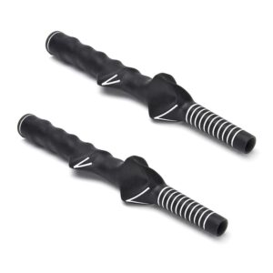 traderplus 2-pack right-handed golf swing training grip trainer, black