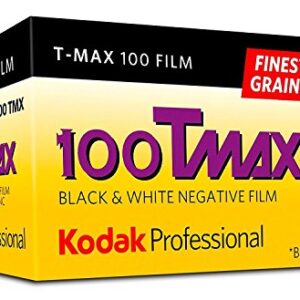 Kodak Professional 100 Tmax Black and White Negative Film (ISO 100) 35mm 36 Exposures 3-Pack