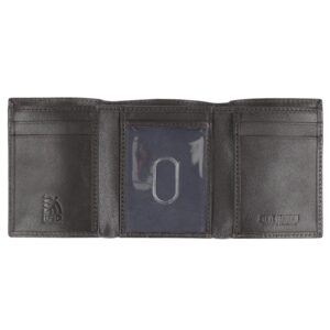 Steve Madden mens Rfid Trifold Wallet With Id Window, Brown, One Size