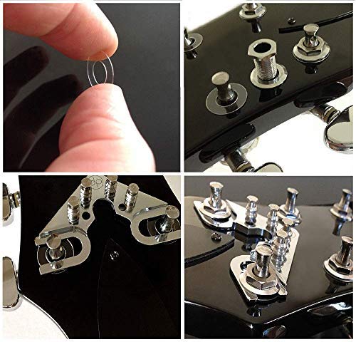 The String Butler V3 Standard (Black and Silver) - Best Guitar Upgrade to Improve Tuning Stability