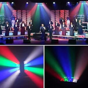 BETOPPER Stage Light, Moving Head DJ Light for Parties, RGBW 8x3W Spider LED Light, Sound Activated & DMX-512 Control for Party, Pub, Club, Wedding Event, Carnival Festival, Disco Stage Lighting