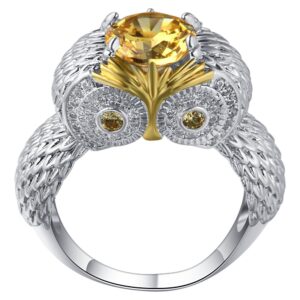 ginger lyne collection owl ring size 12