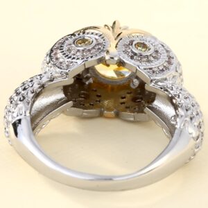 Ginger Lyne Collection Owl Ring Size 12